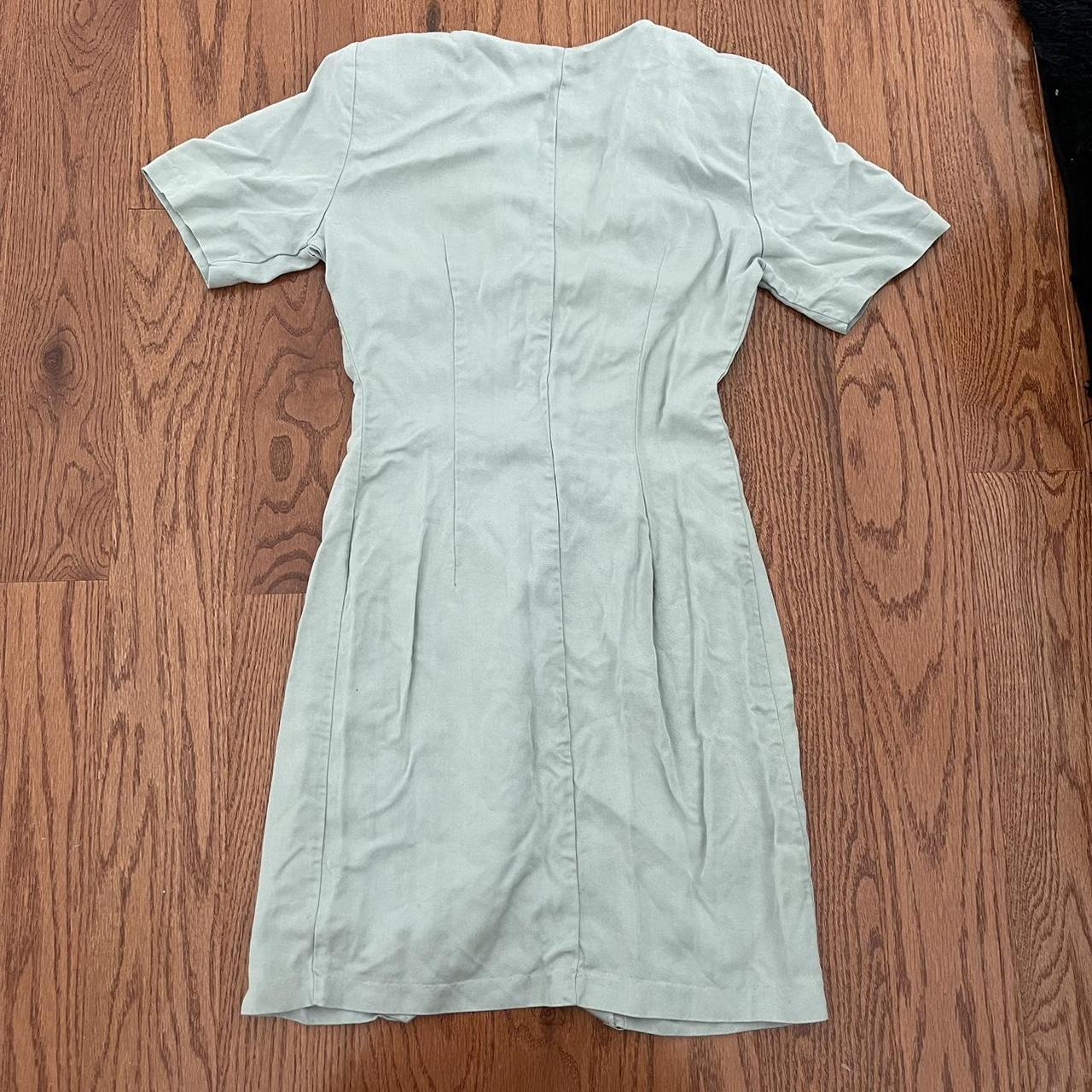 Vintage mint green Rampage dress! The buttons are so... - Depop