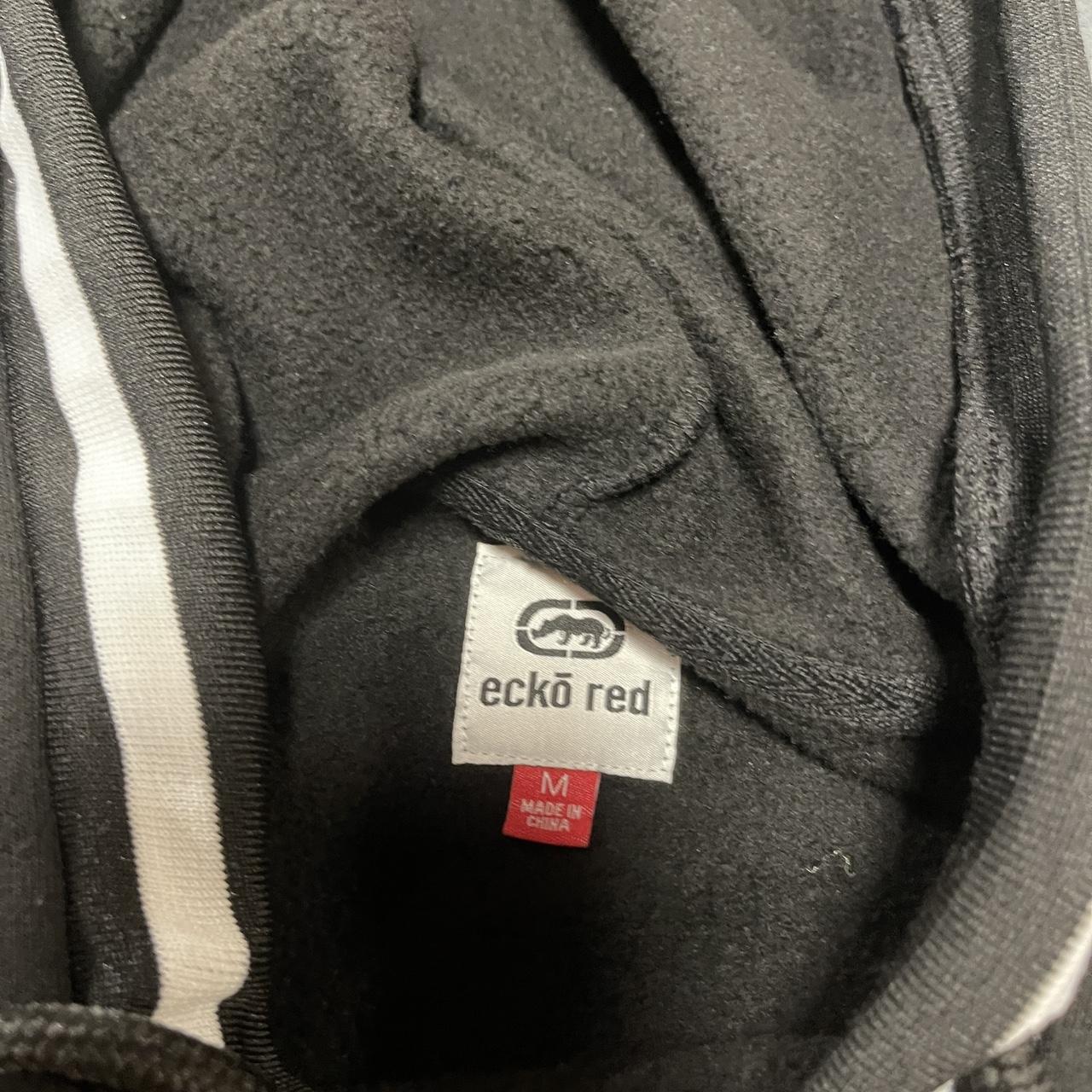 Ecko red hoodie. Glitter logo. Sleve spell... | Depop