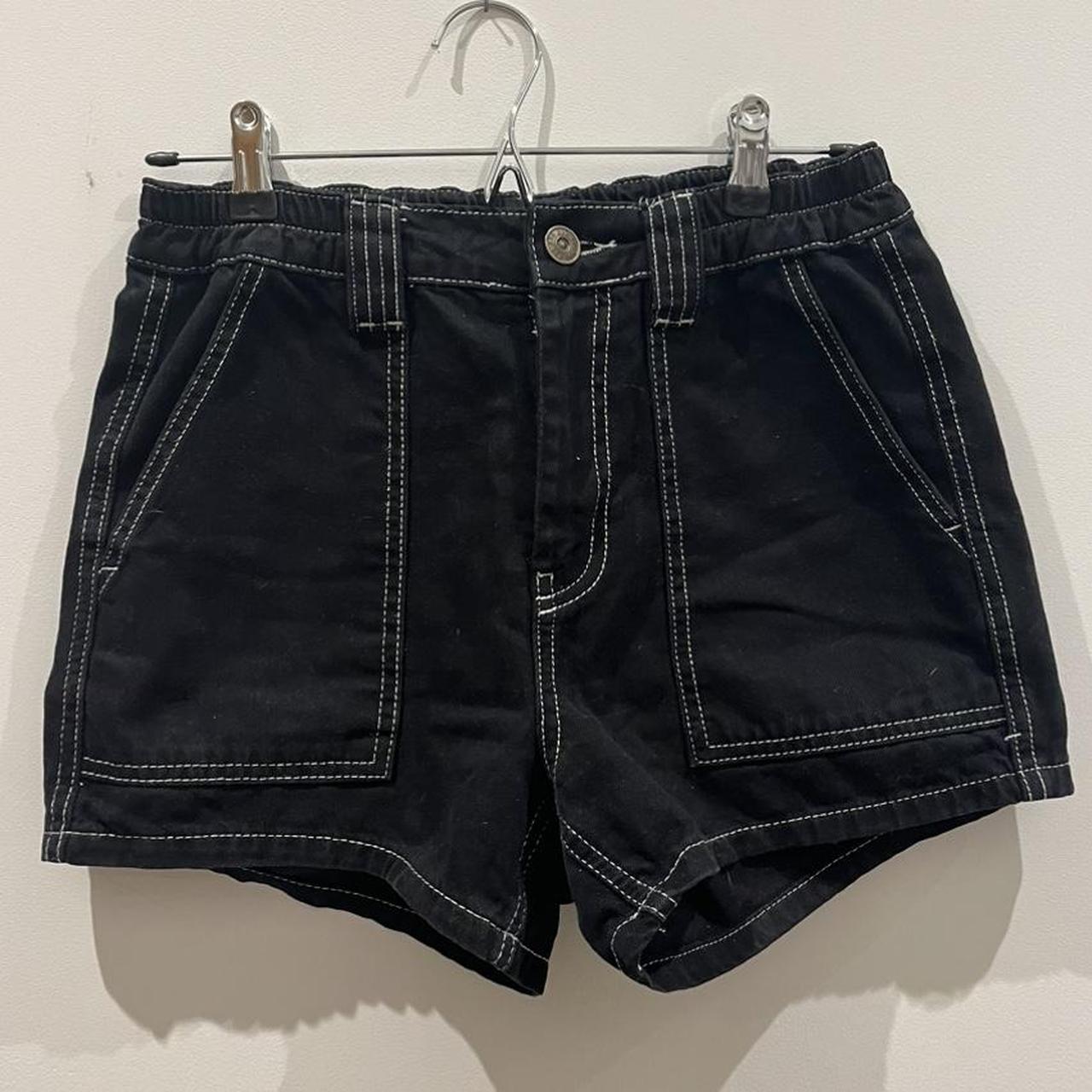 Black BDG denim urban outfitters shorts, in great... - Depop
