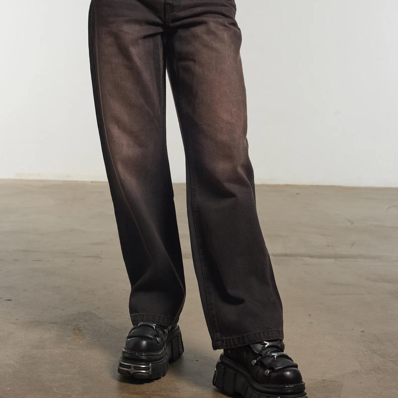 ragged priest dad jean in brown, size 26, NWT!!... - Depop