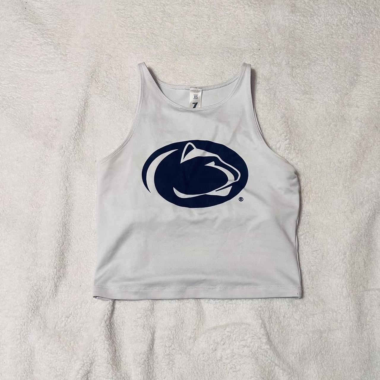 ZooZatz Penn State Cropped White Tank Top New... - Depop