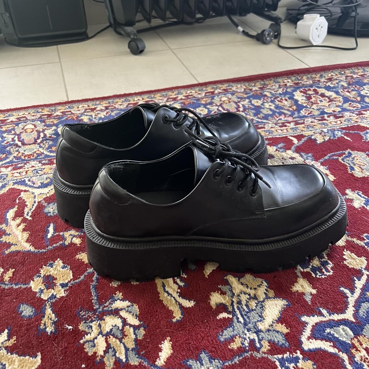 TRUFFLE COLLECTION MENS CHUNKY CREEPERS WORN ONE... - Depop