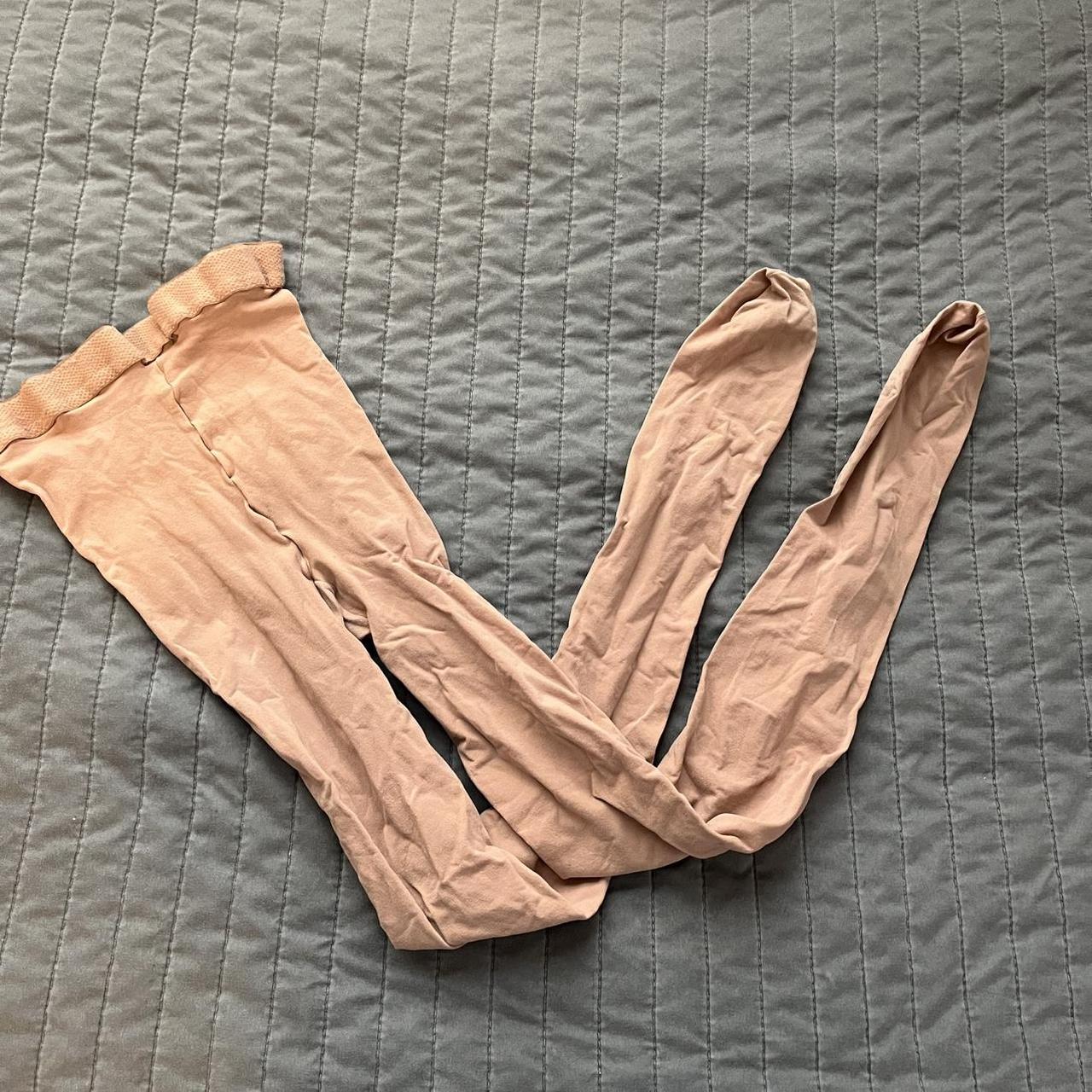 Skin colored tights. • Great to wear in the winter... - Depop