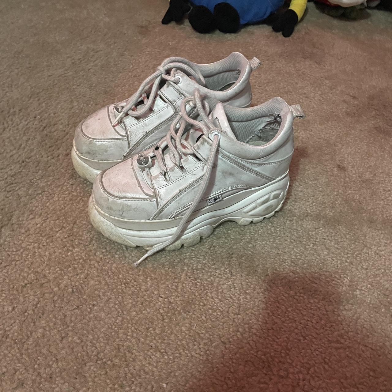 White buffalo london platform shoes! Size 6 in... - Depop