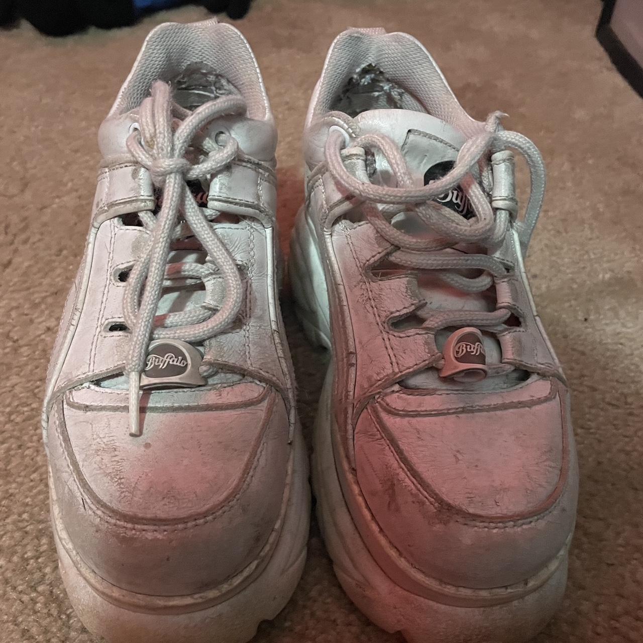 White buffalo london platform shoes! Size 6 in... - Depop