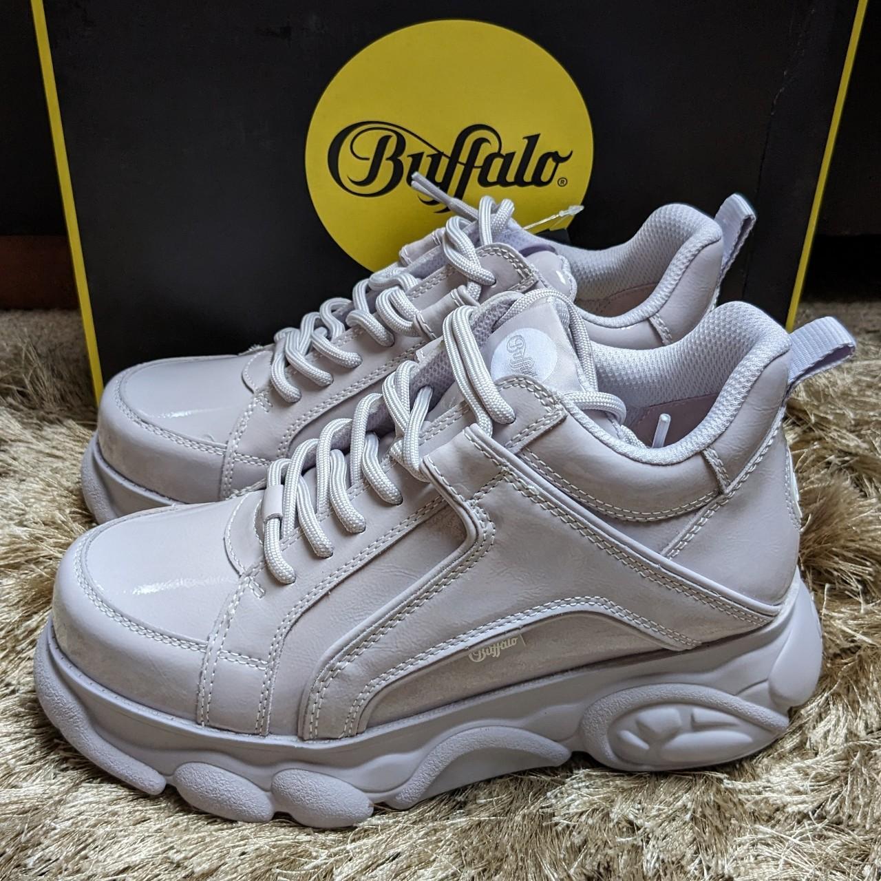 Lavender Buffalo Platform Trainers. Size UK 6. No... - Depop