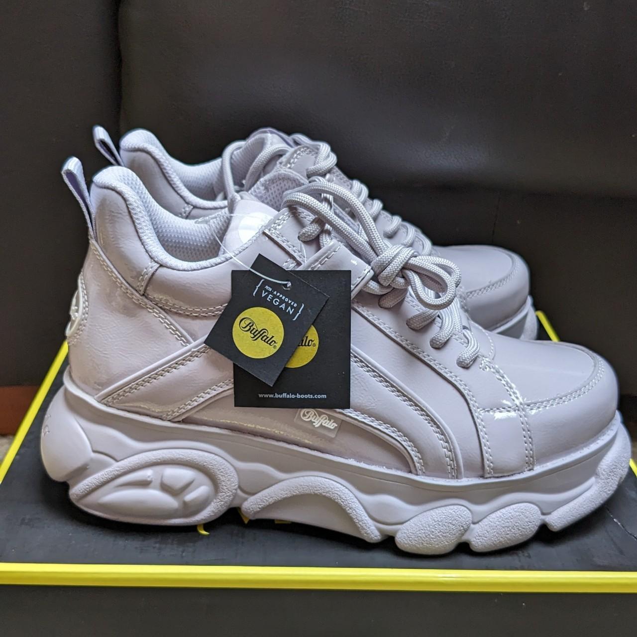 Lavender Buffalo Platform Trainers. Size UK 6. No... - Depop
