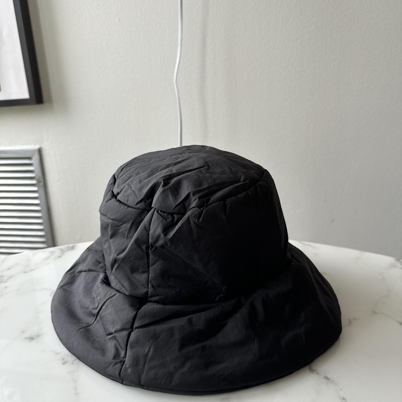 Waterproof puffer bucket hat. Very cute and cozy for... - Depop