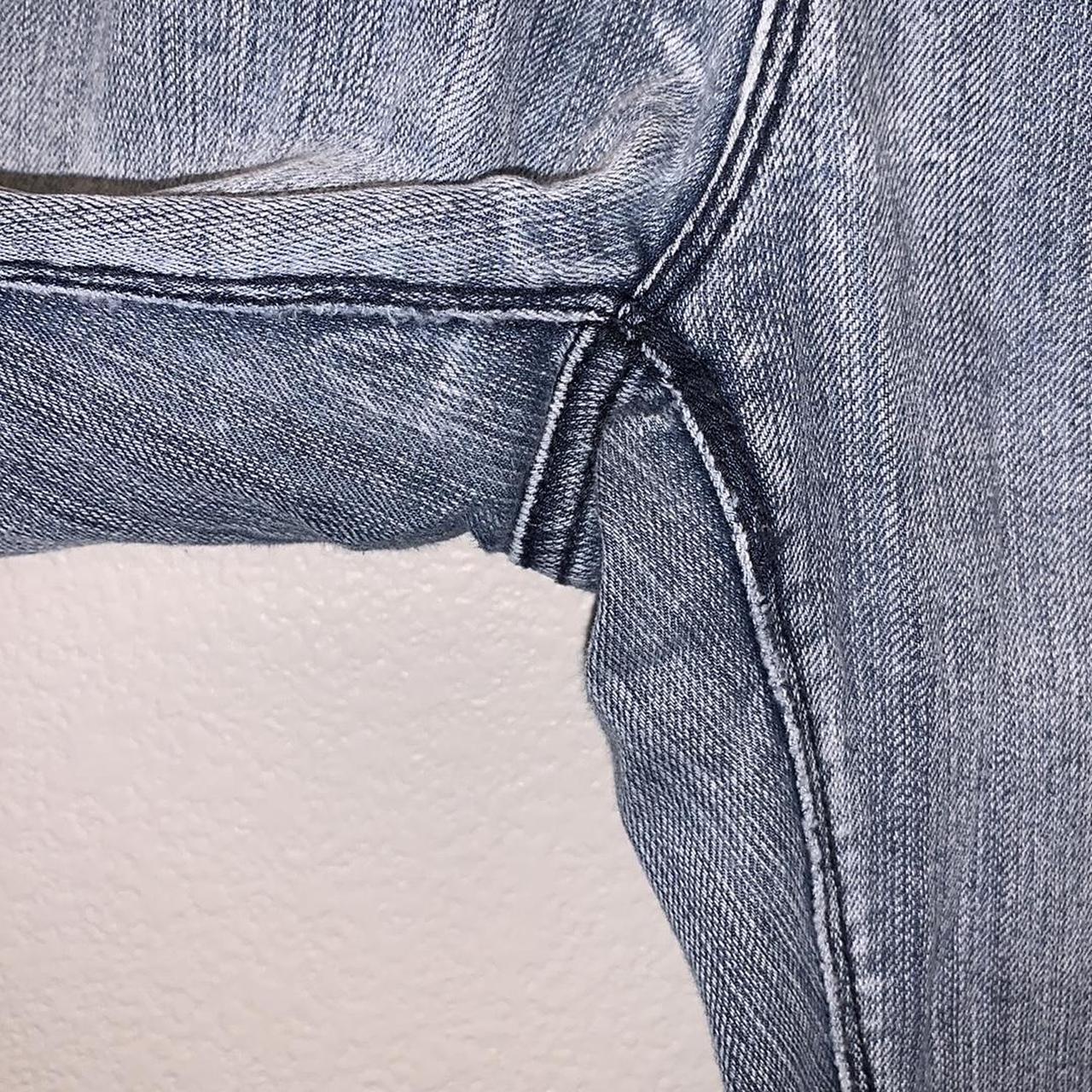 Reflex Active Women's Blue and White Jeans | Depop