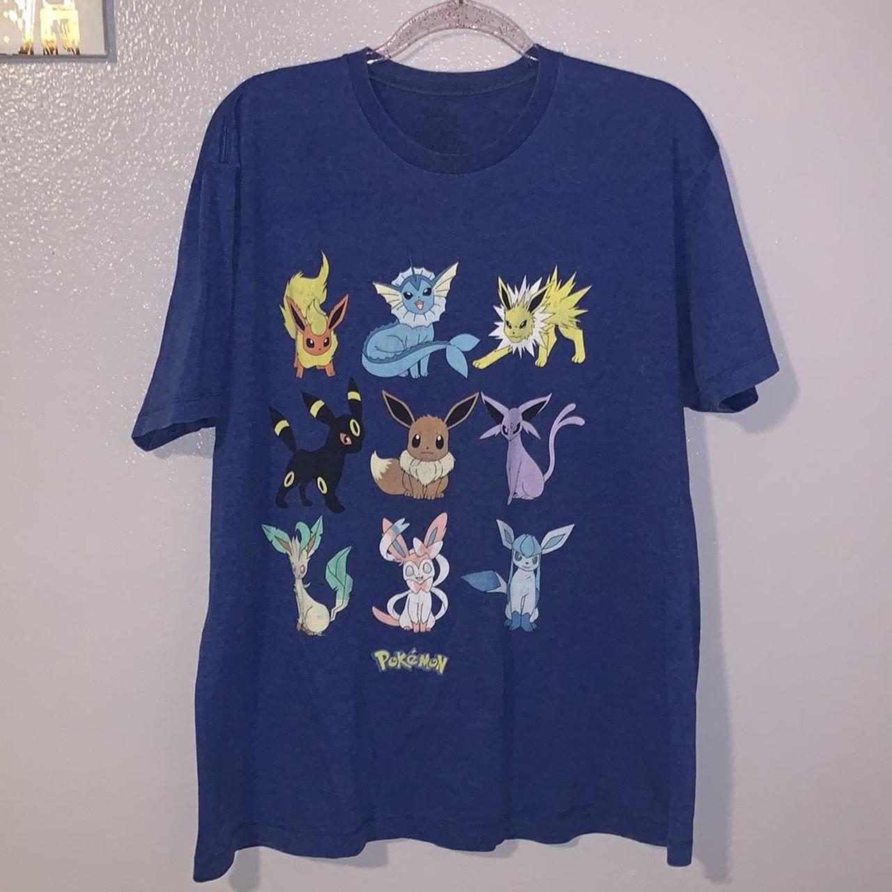 Pokémon blue character short sleeve shirt Size men’s... - Depop