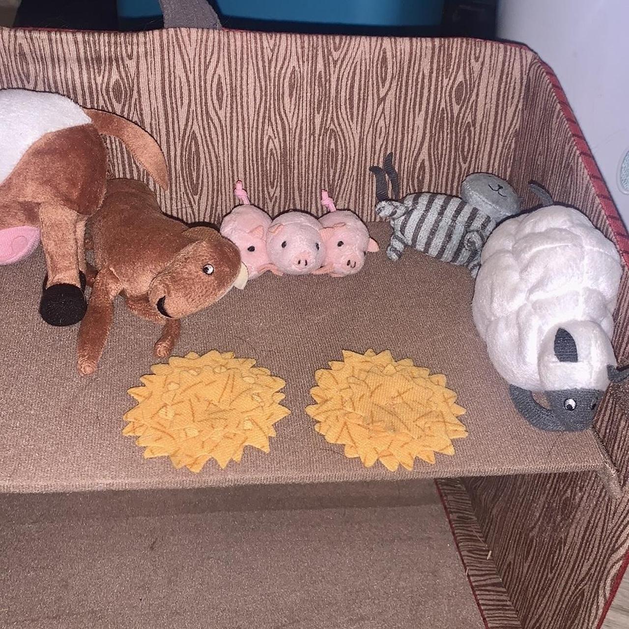 Landet IKEA Jersey Cow Plush Fold Up Fabric Farm... - Depop