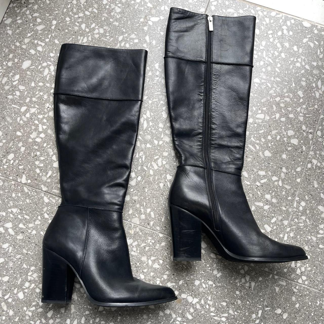 WITTNER TALL LEATHER BOOTS 🖤 • size EU 41 women’s... | Depop