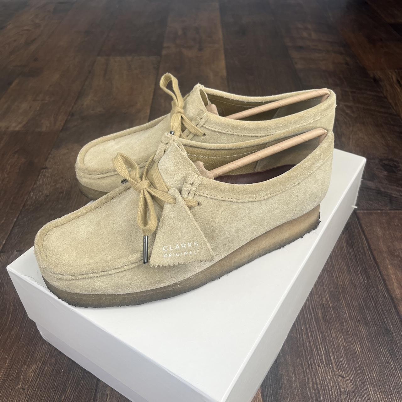 Clark’s original men’s wallabees Maple in colour... - Depop