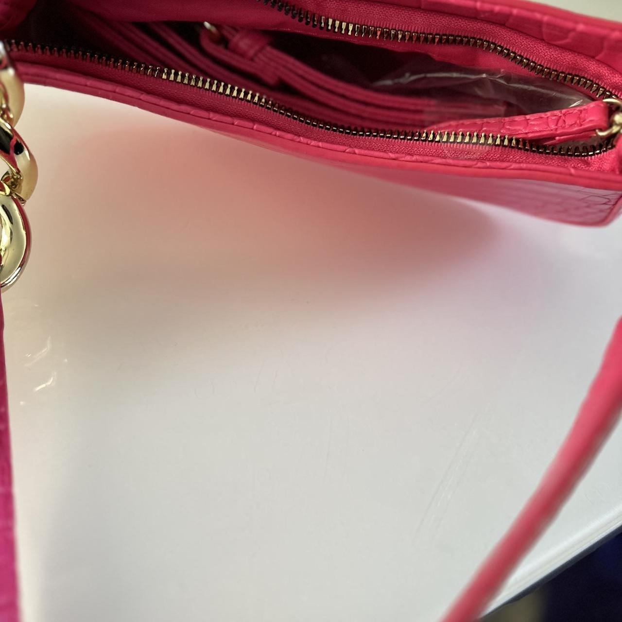 Pink primark purse Croc texture Brand new never used - Depop