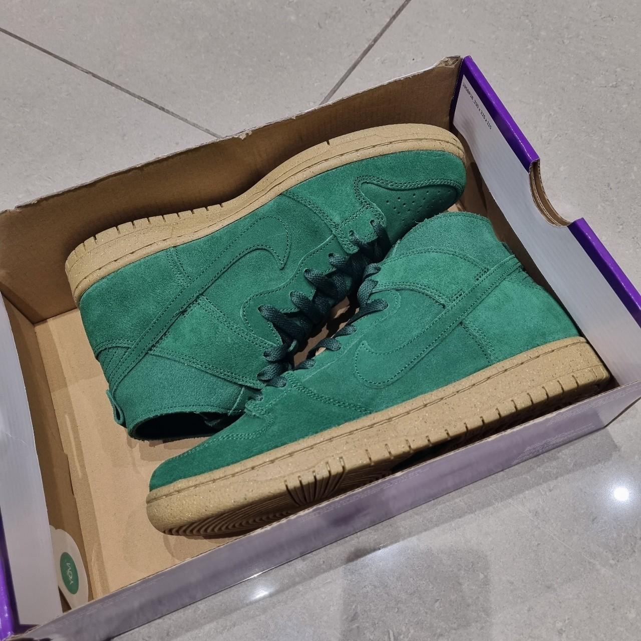 Nike dunks green suede new size uk 7 Rrp £129 Unisex - Depop