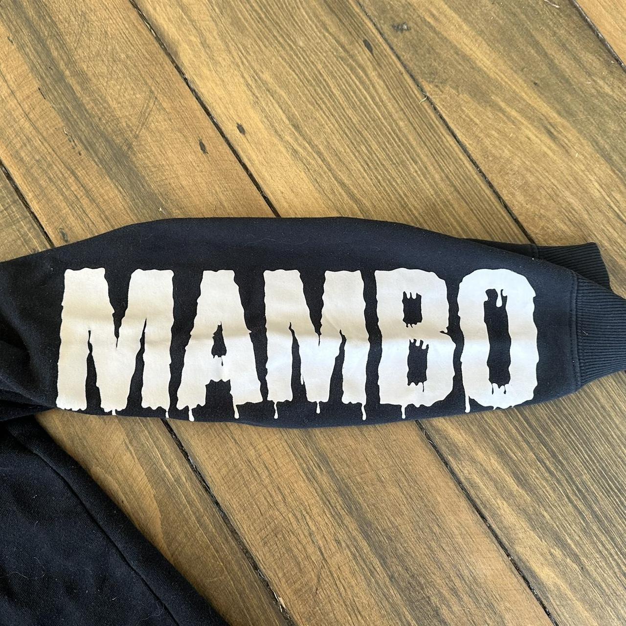Mambo black hoodie size small #mambo #vintage - Depop