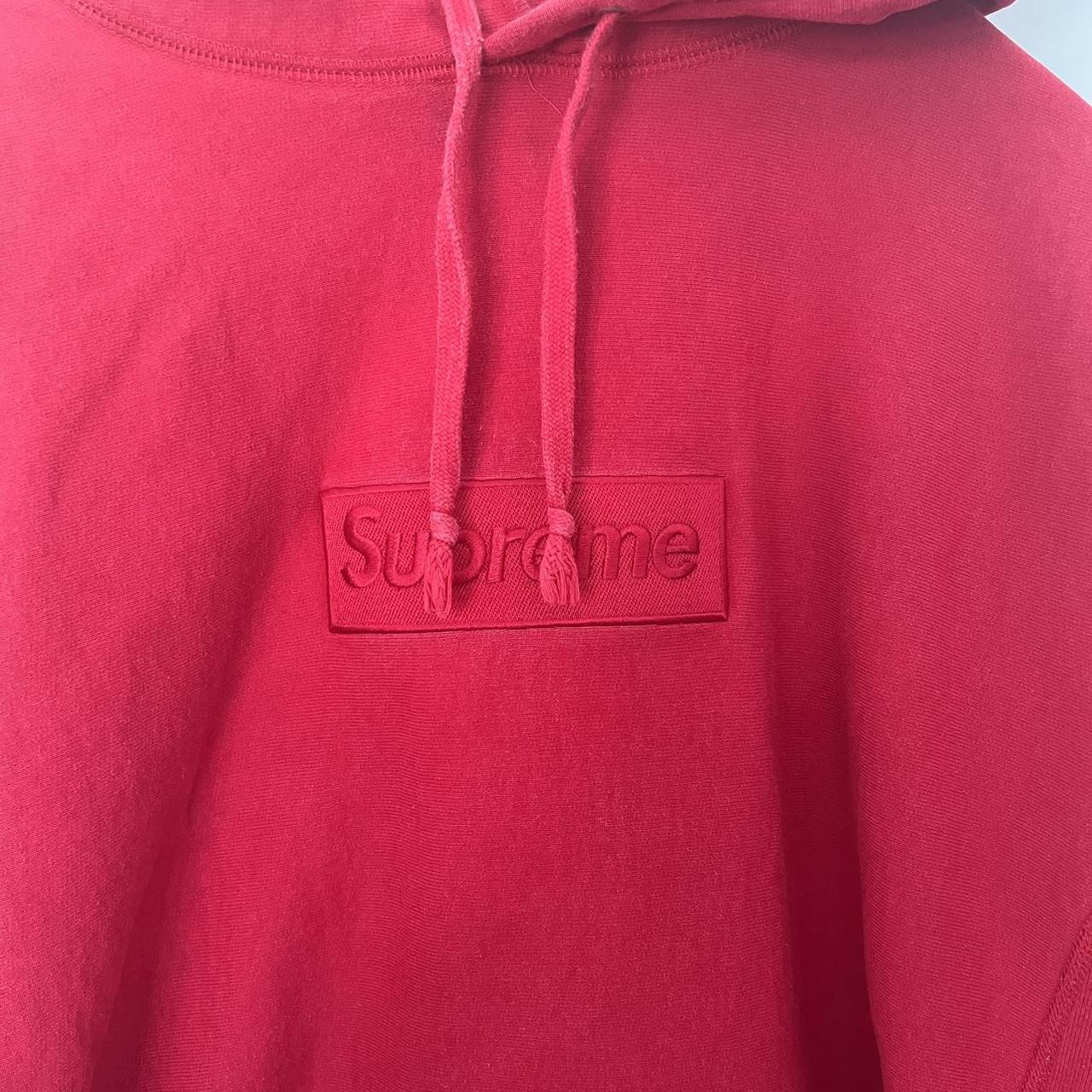 Supreme Box Logo Hoodie - Tonal - Red - RARE Worn +... - Depop