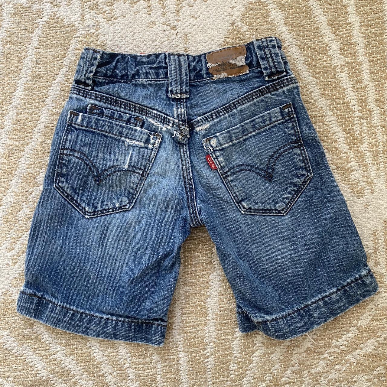 BABY LEVIS SHORTS/JORTS🥹 Size 3 but has adjustable... - Depop
