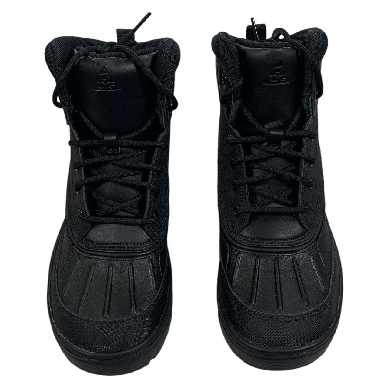 Nike ACG Youth Triple Black Woodside 2 Duck High Top... | Depop