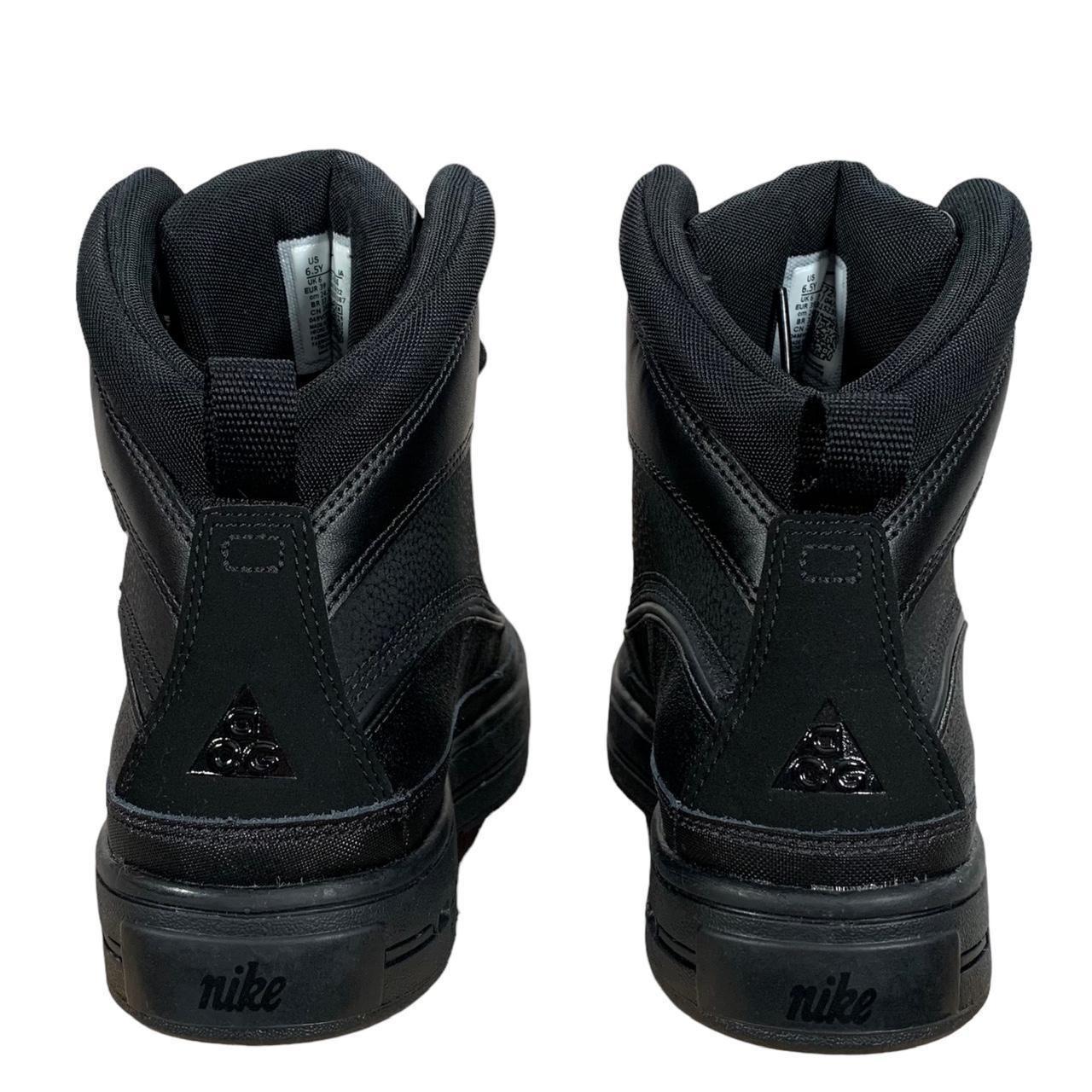 Nike ACG Youth Triple Black Woodside 2 Duck High Top... | Depop