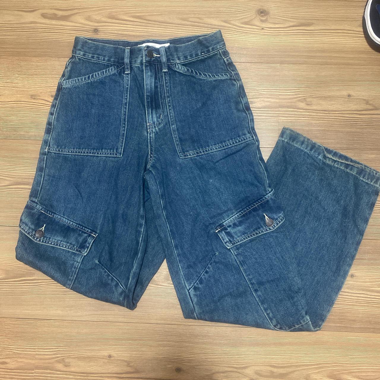 Supre cargo jeans glassons size 6 - Depop