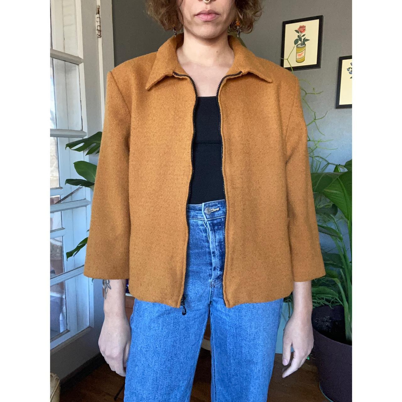Pendleton Women's Orange Jacket | Depop