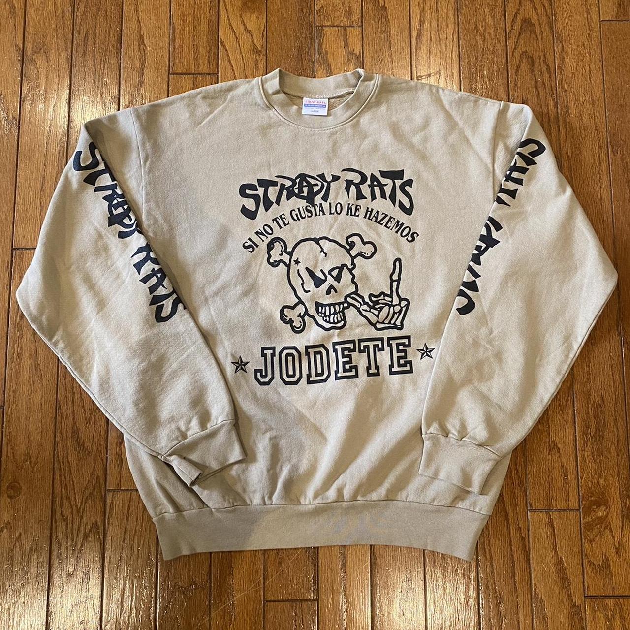 Heavy Duty Stray Rats Crewneck Sweater, never been... - Depop