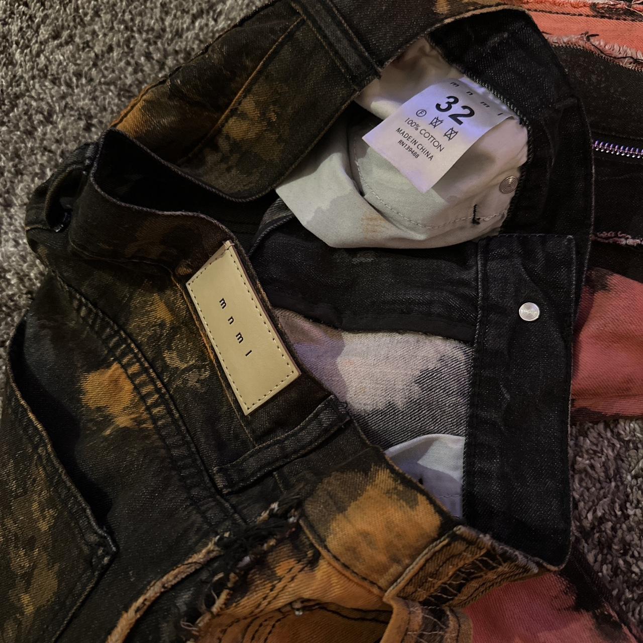 Mnml Jeans Ripped Size 32 Slim Straight Pink... - Depop