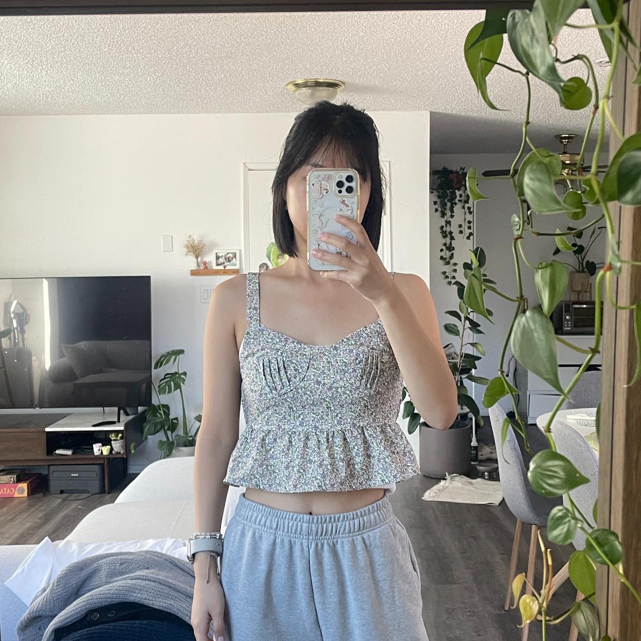 cute floral top from yesstyle - Depop