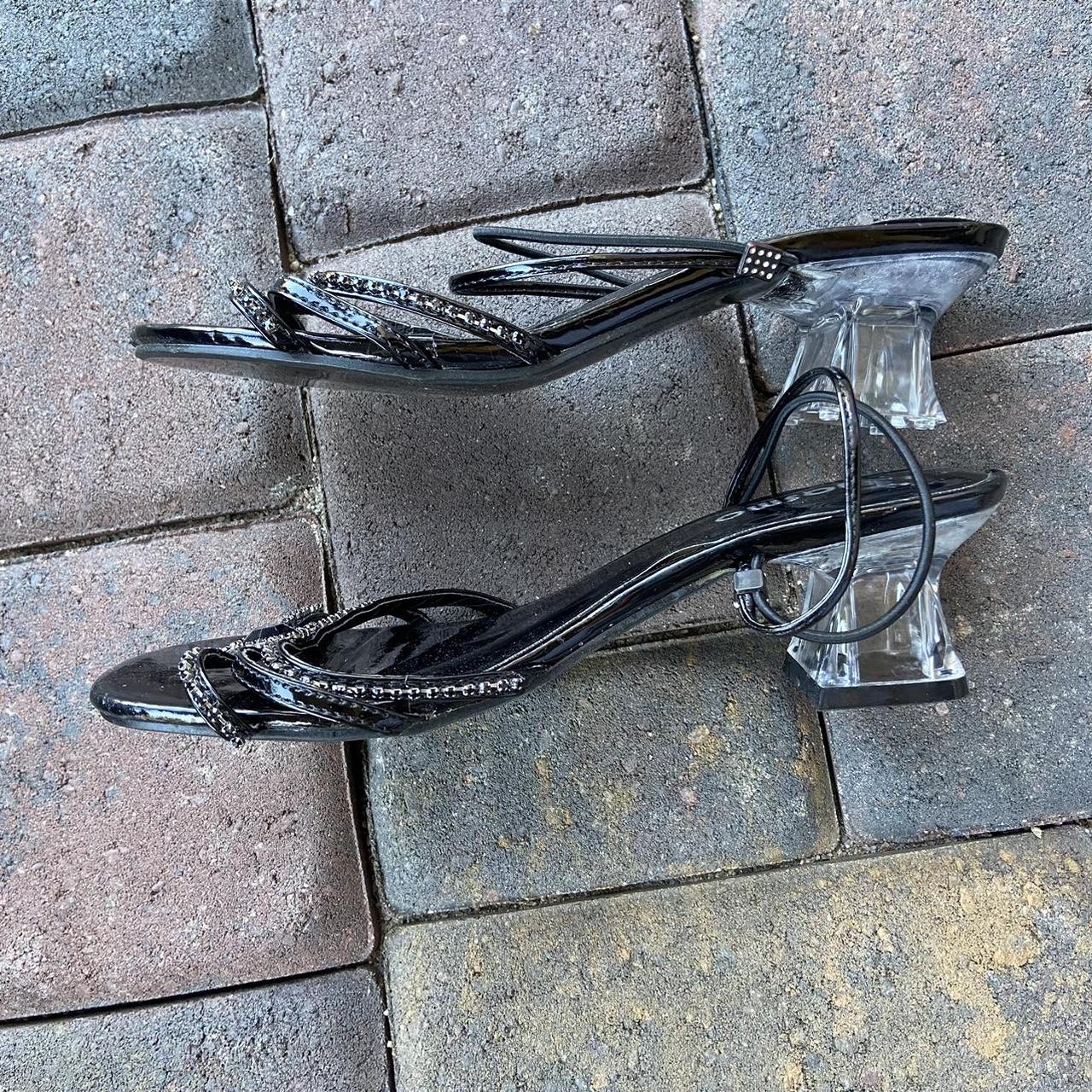 Josmo y2k black kitten heels! some stones are... - Depop