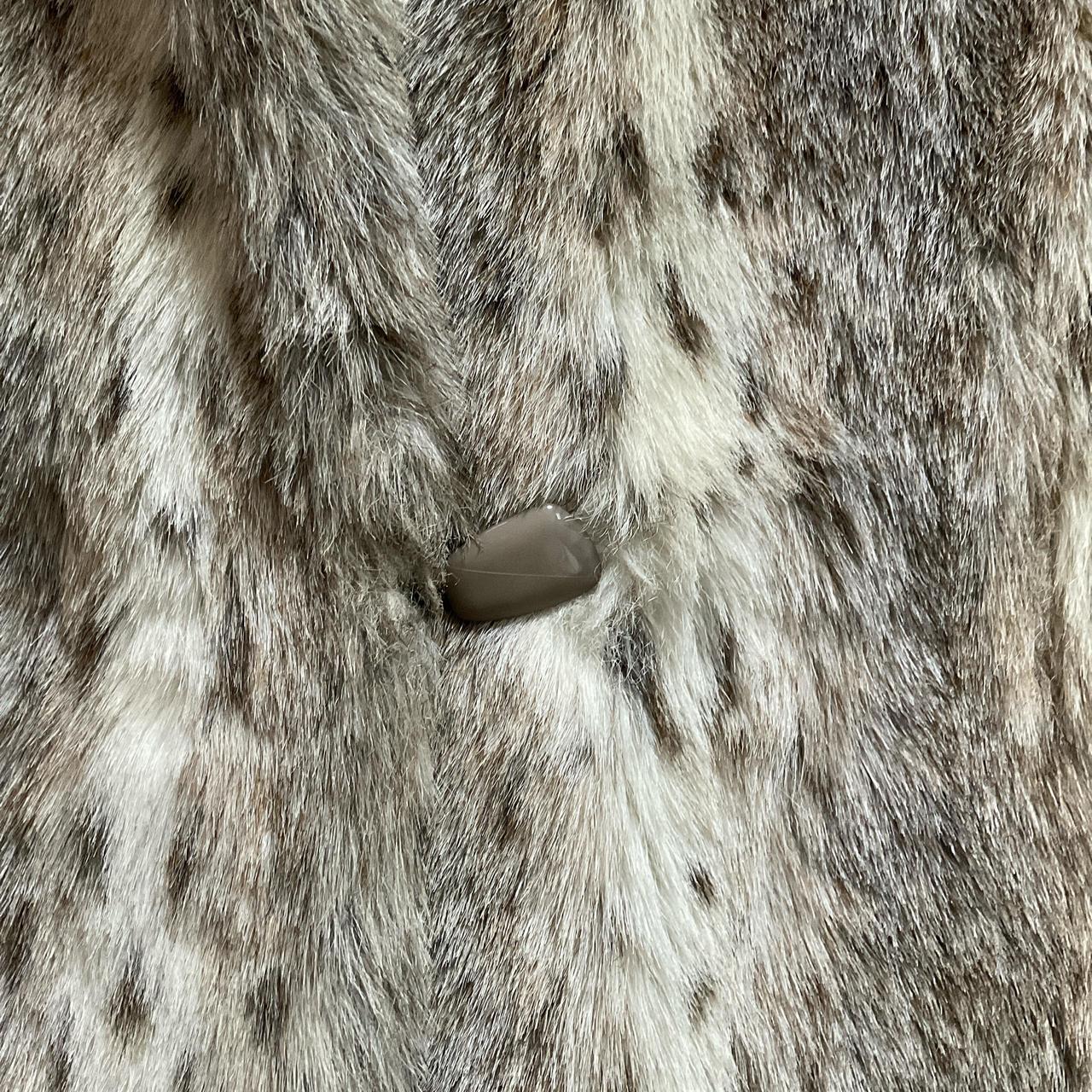 Vintage Jordache Mid-length Faux Leopard Fur Coat.... - Depop