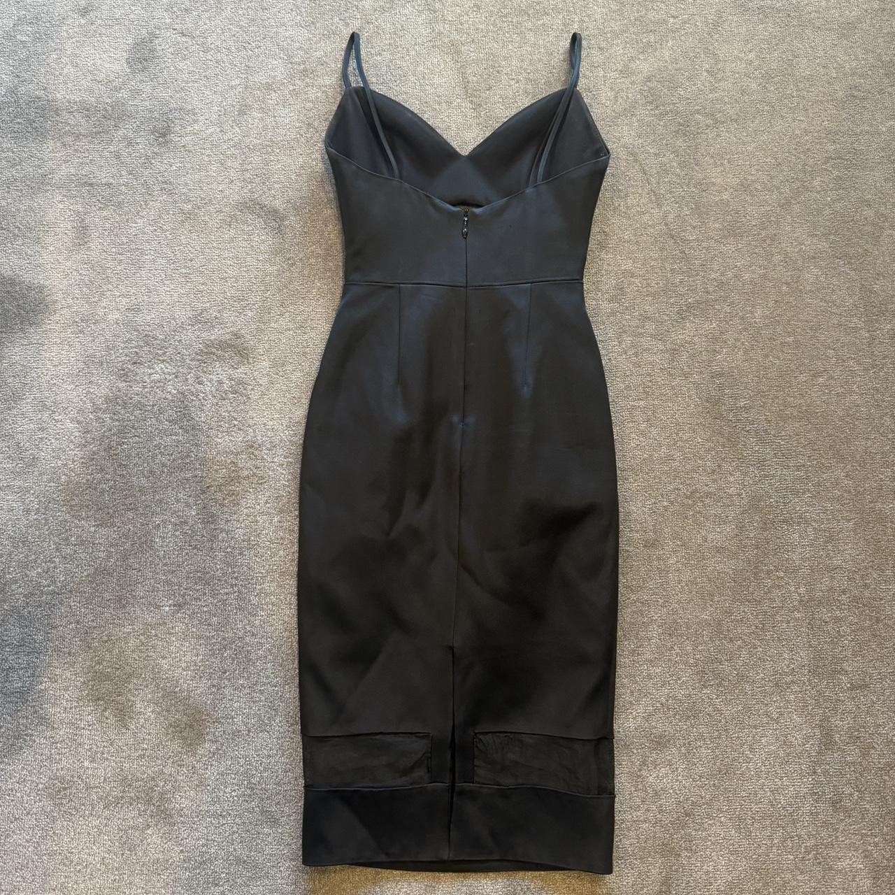 Nicholas dark navy formal dress with cutout details.... - Depop