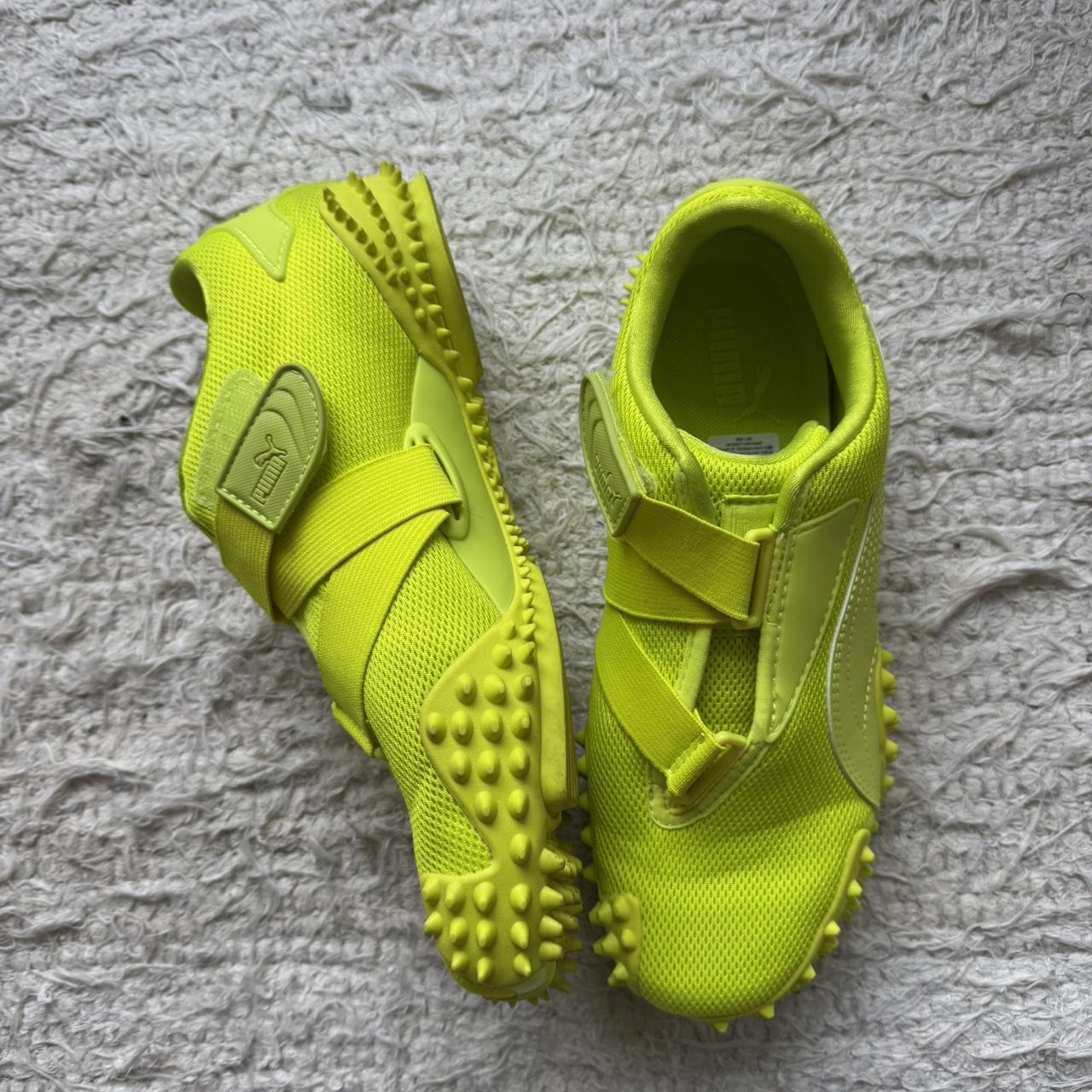 Puma Mostro Ecstasy Shoes -UK 5 -worn once -neon... | Depop