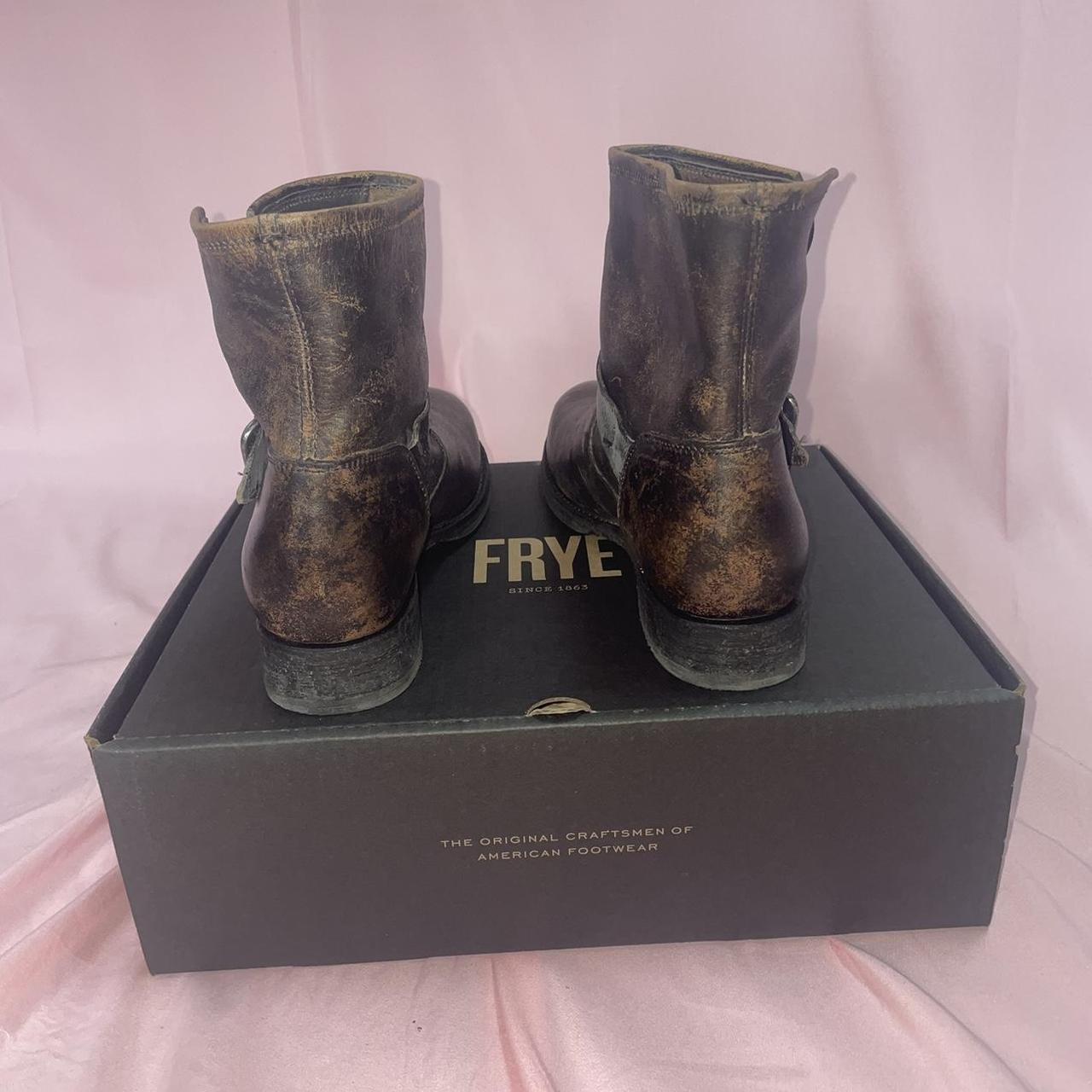 New with the box Frye boots. super cute brown color... - Depop