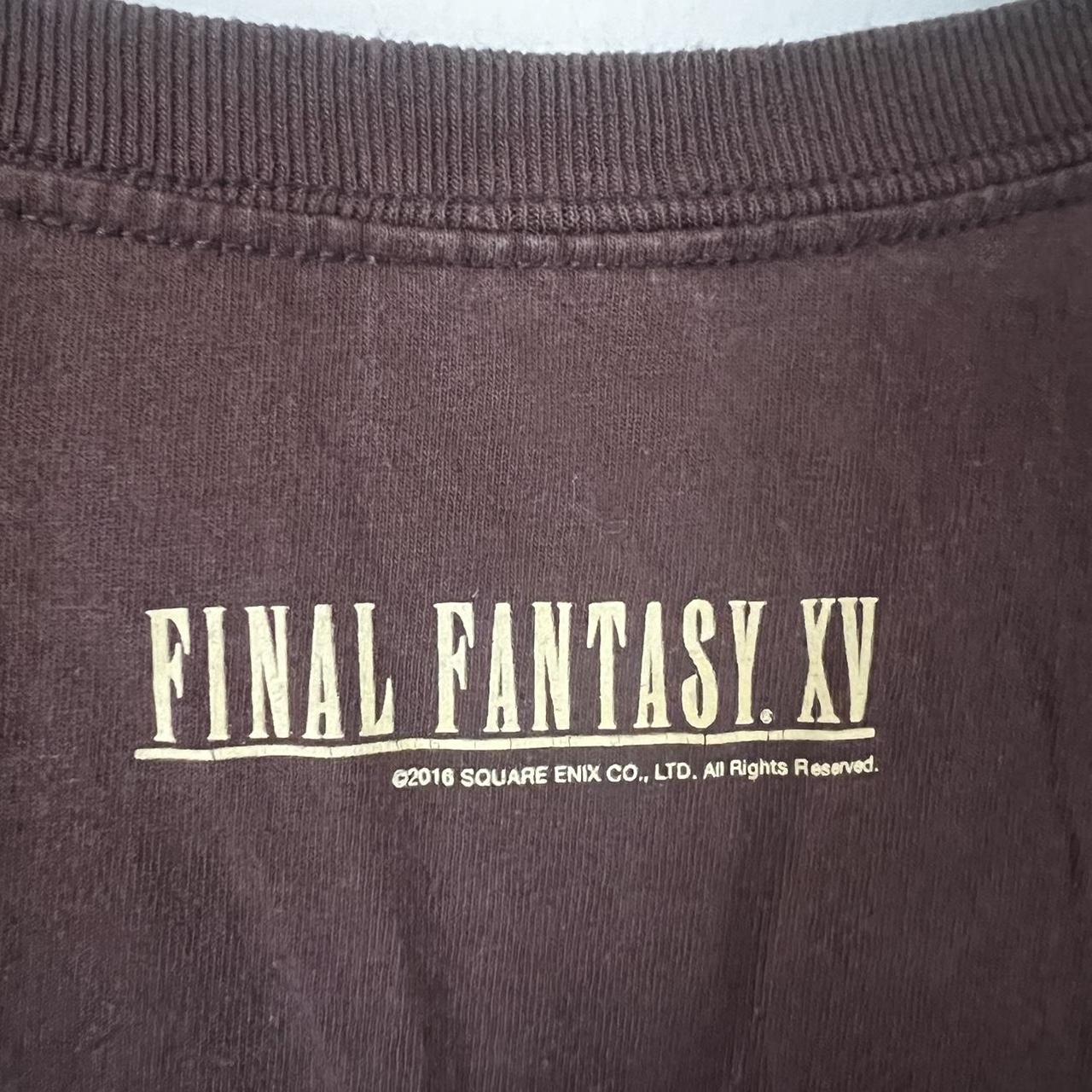 Final Fantasy XV Promo T-Shirt Size Large Used - No... - Depop