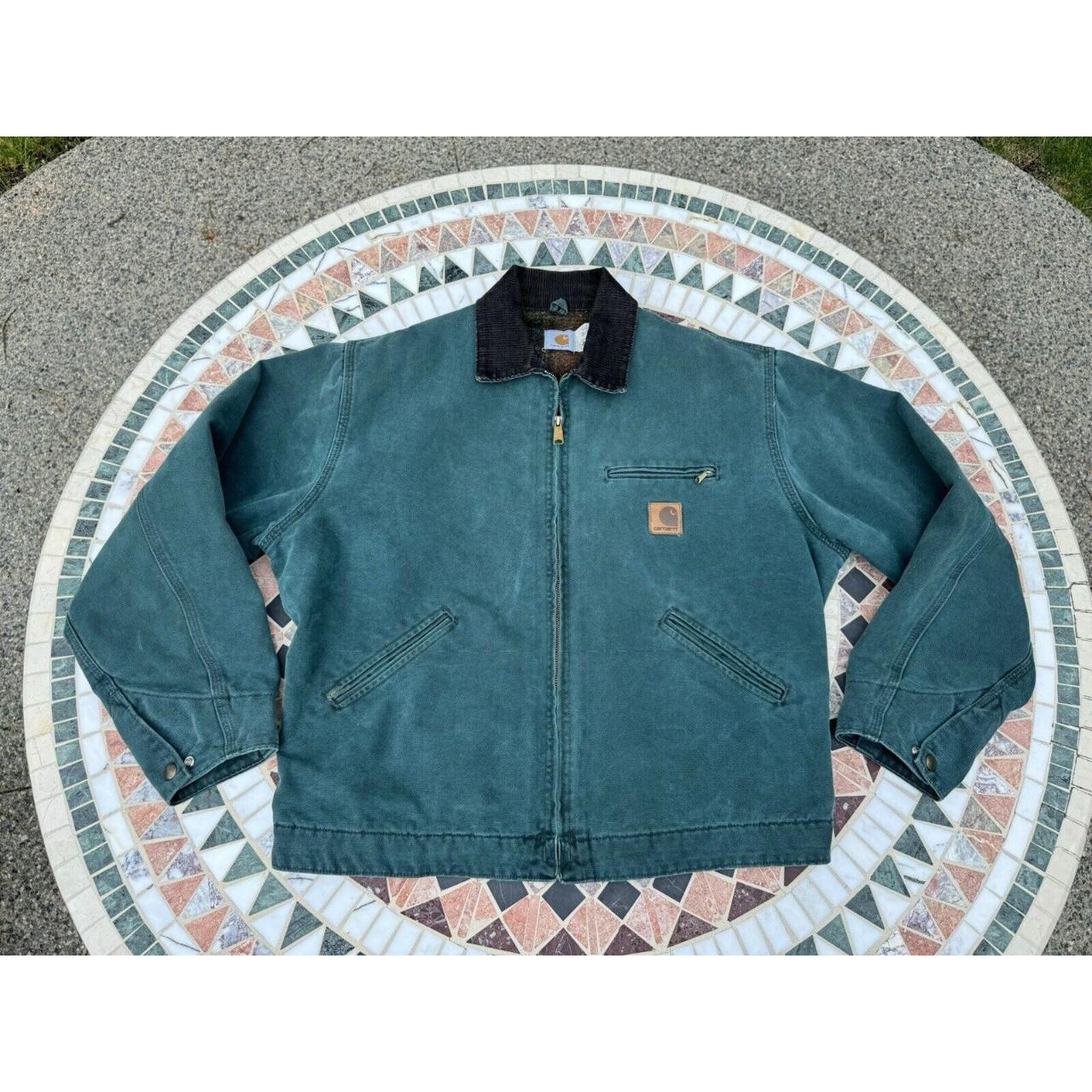VTG Carhartt J43 HTG Large Regular Detroit Jacket... - Depop