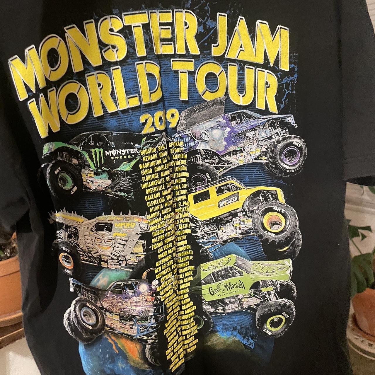 MONSTER JAM WORLD TOUR TEE ⭐️ Size L - Depop