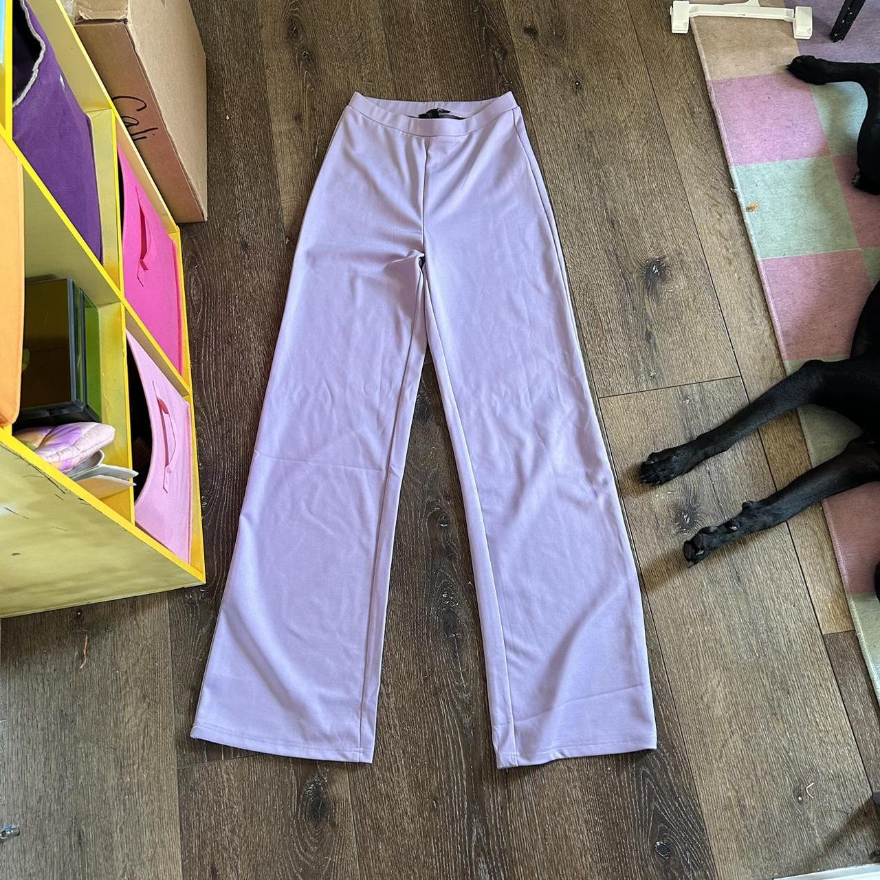 Beautiful lilac flare pants! These are such a fun... - Depop