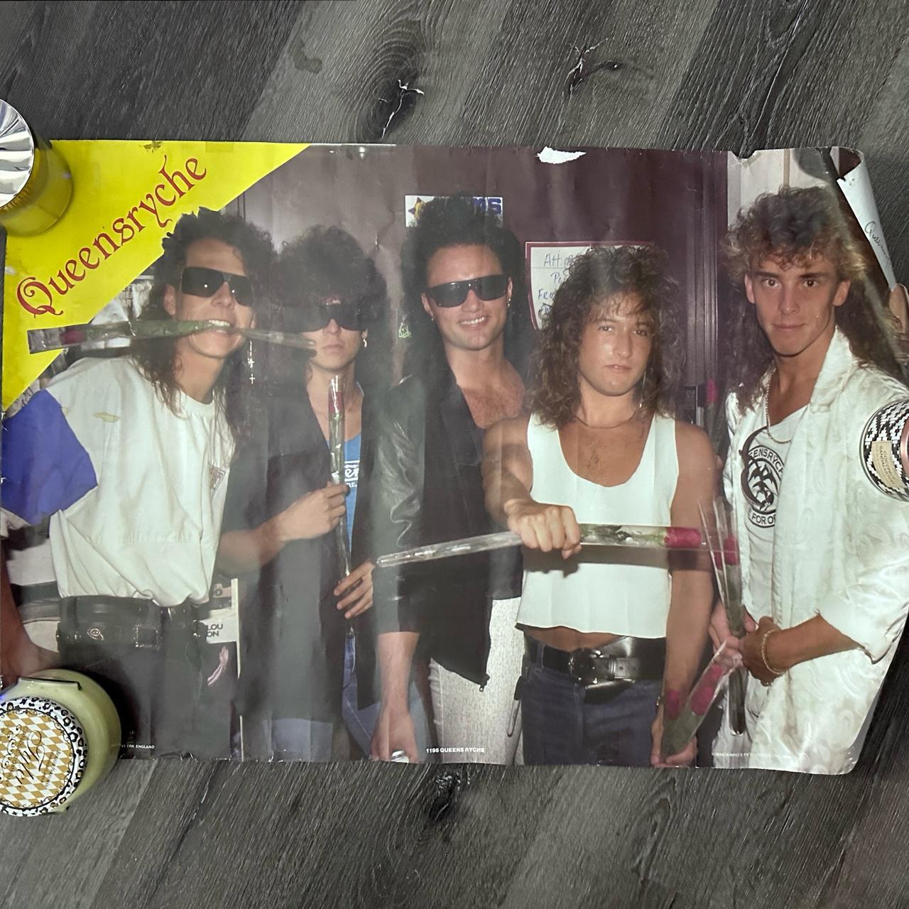 Vintage Rare Queensryche Poster... - Depop