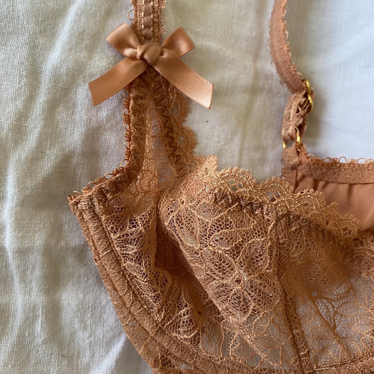 Agent provocateur light pink bra Size 32C Only... - Depop