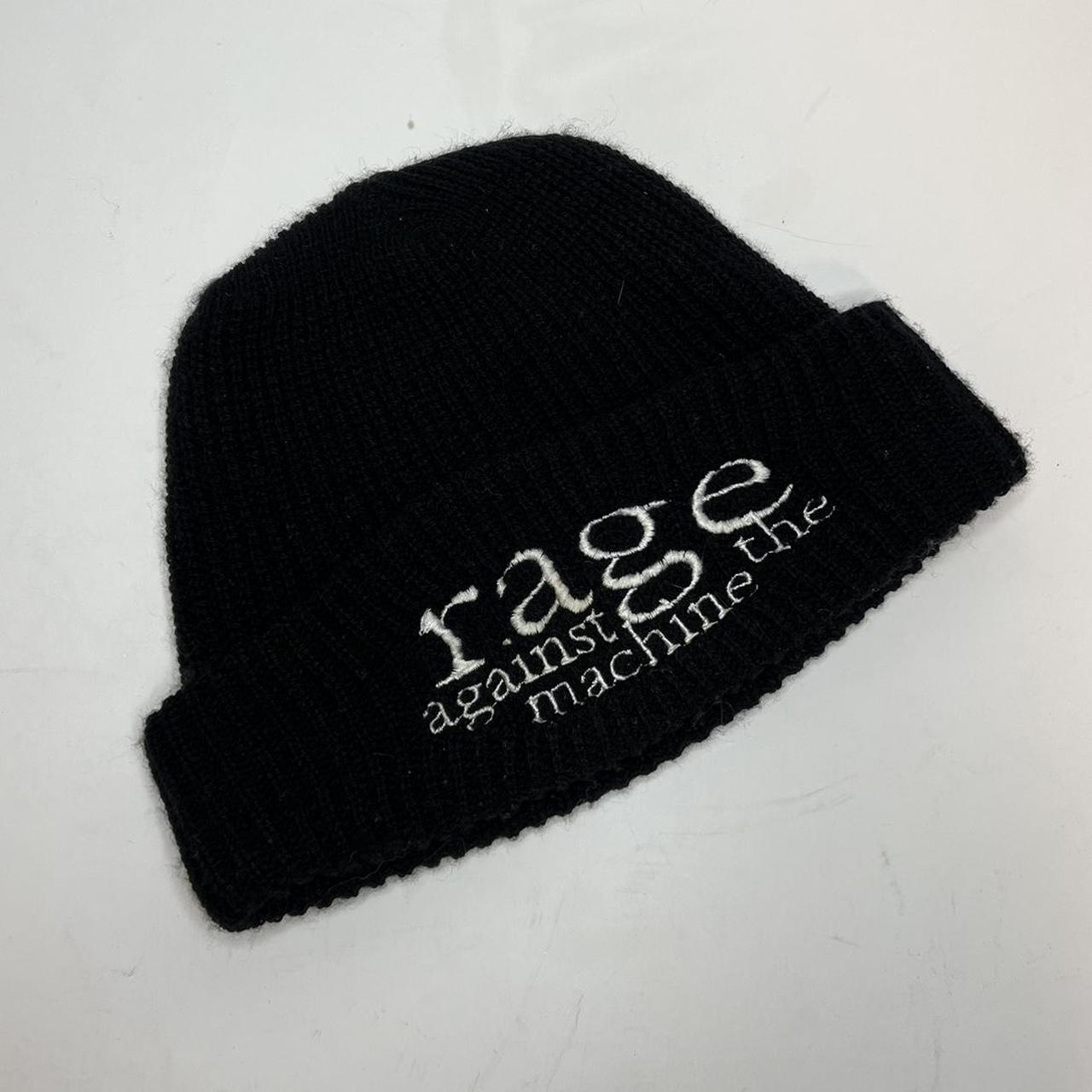Vintage 90s Rage Against the Machine / RATM beanie... - Depop