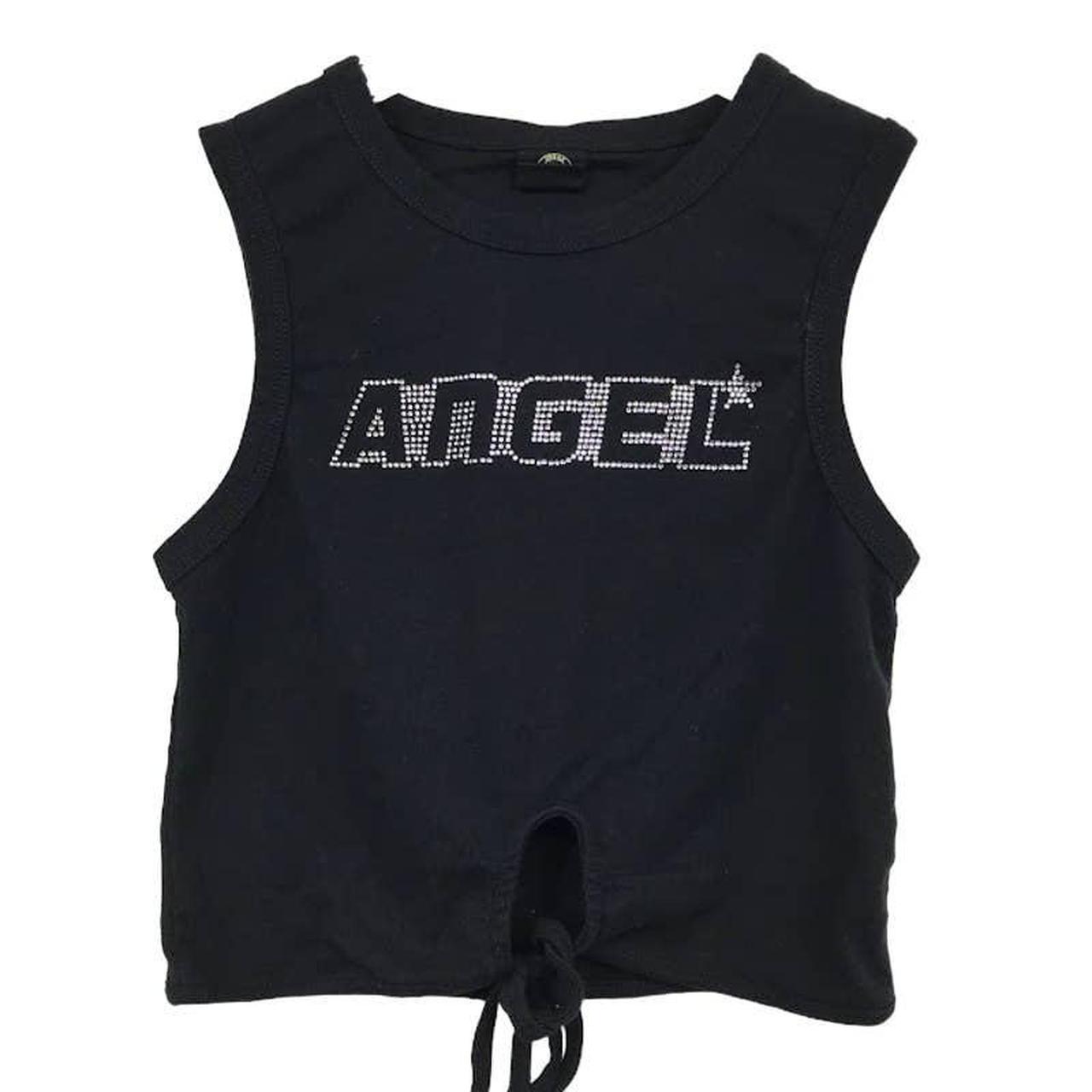 Urban Outfitters Angel Diamante Tank Top L... - Depop