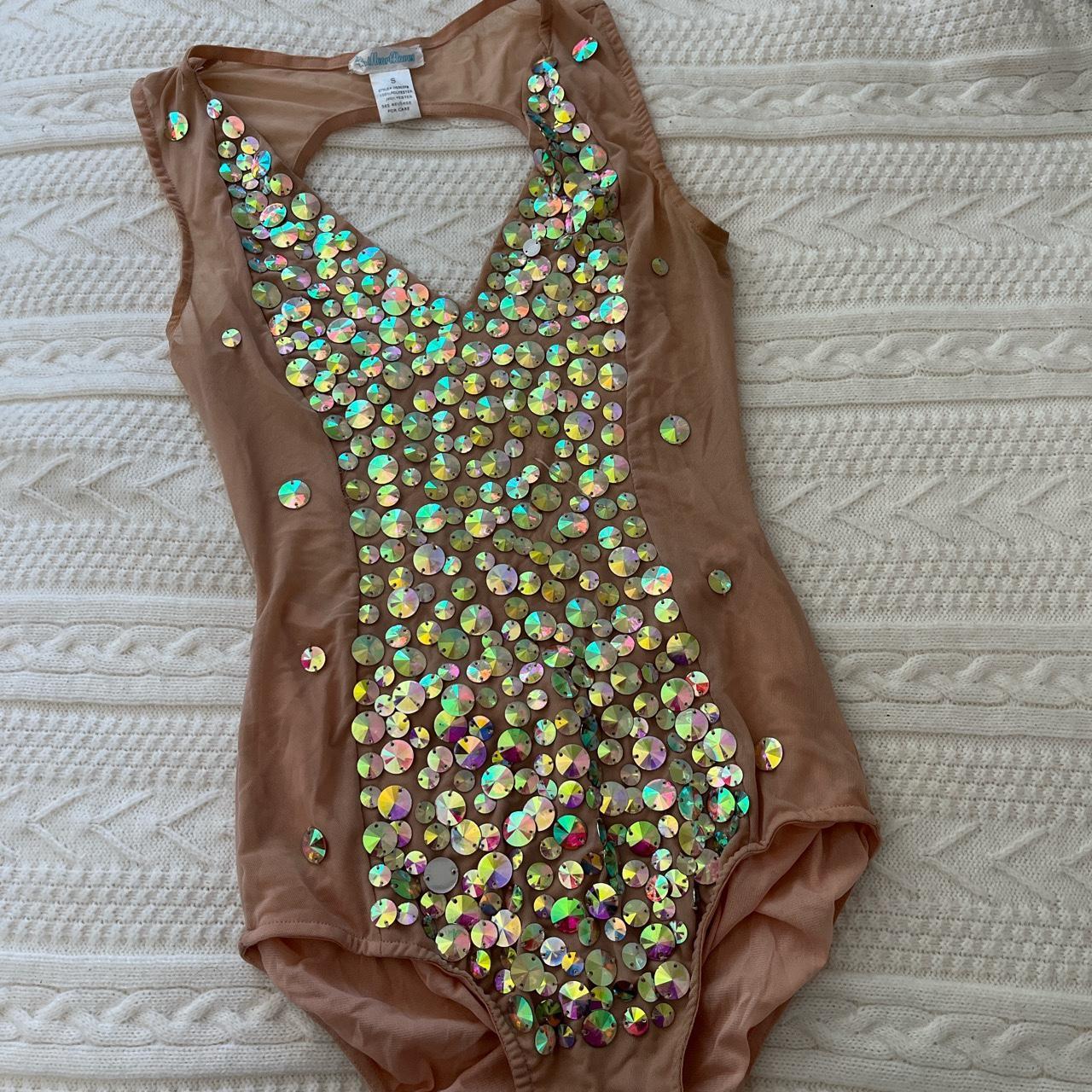 I heart raves body suit size small but can easily... - Depop