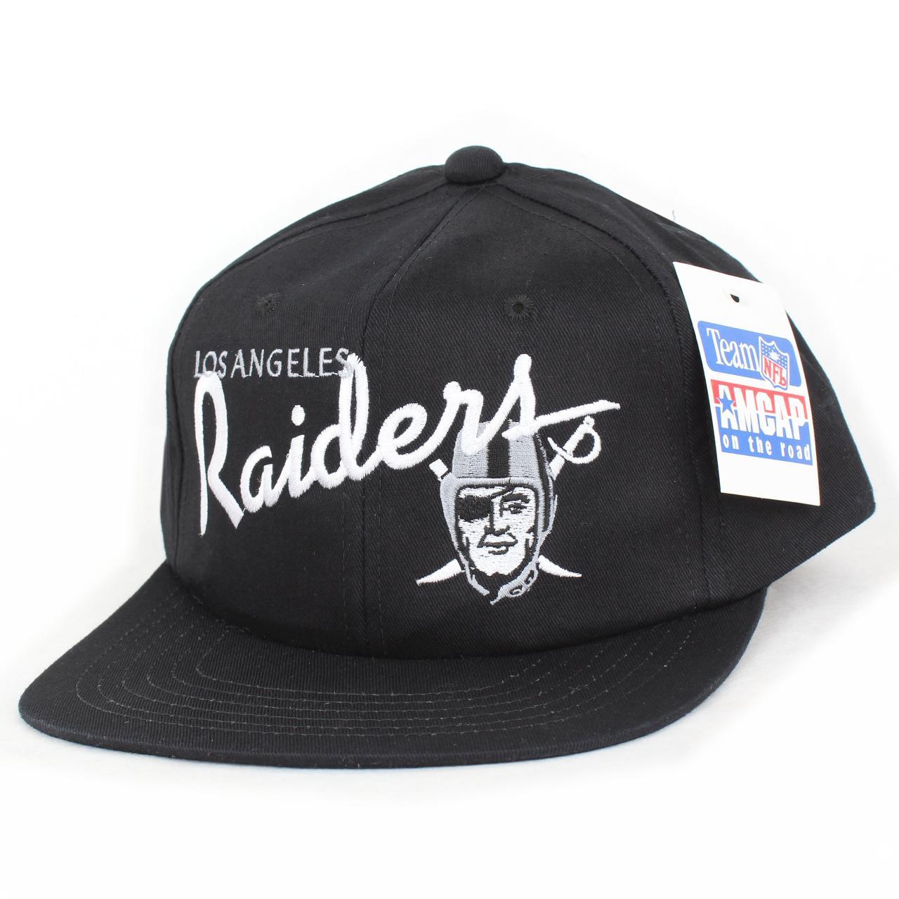 : 🪶 Vintage Los Angeles LA Raiders Snapback Hat 😲... - Depop