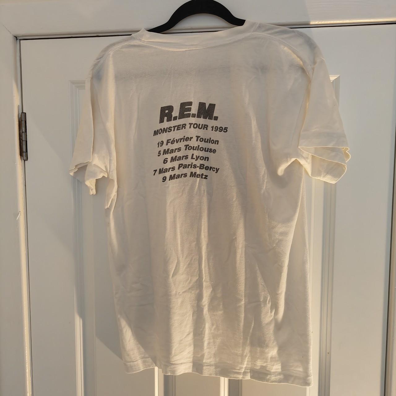 REM t shirt from the 1995 tour of the Monster... - Depop