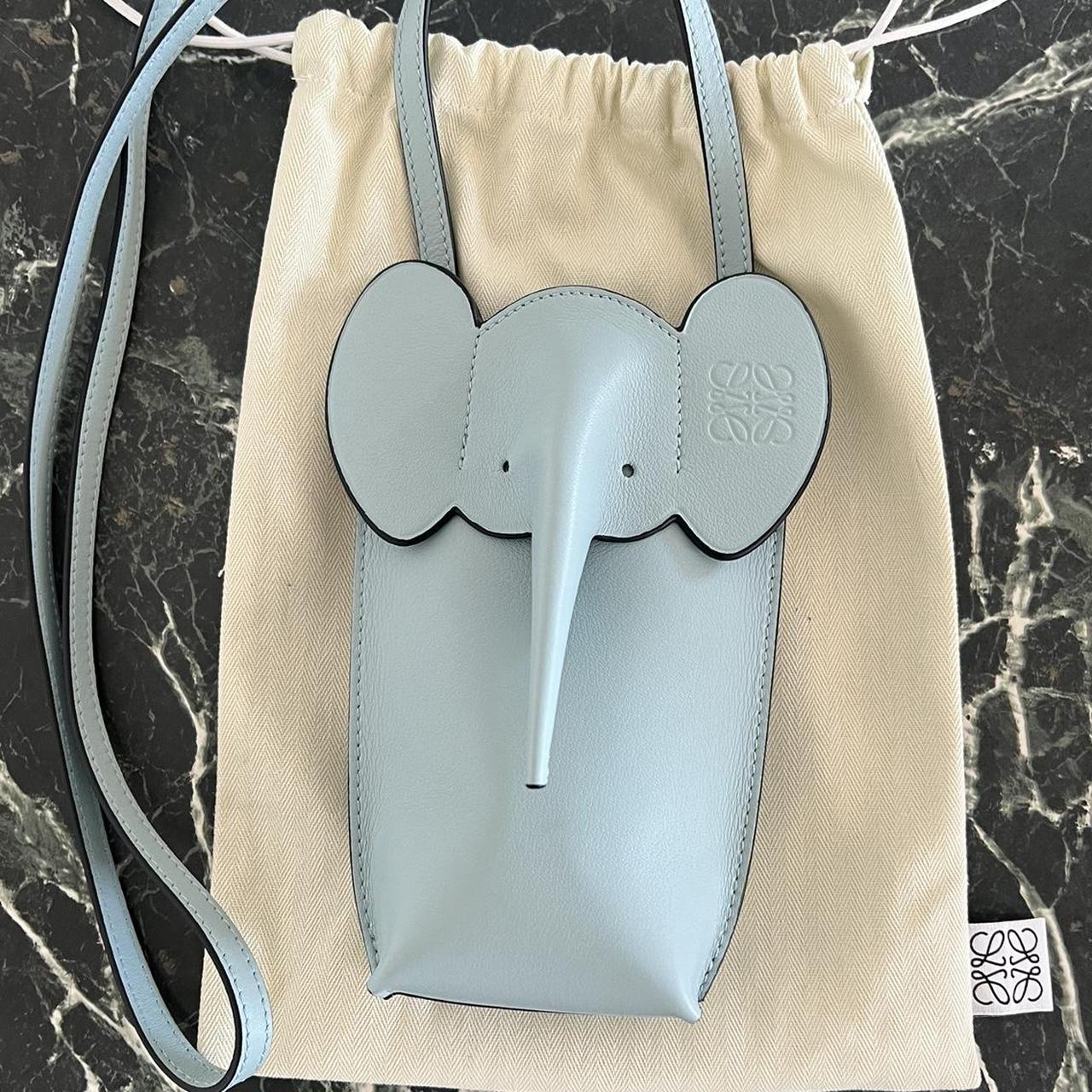Loewe Elephant Crossbody Phone Bag - Baby... - Depop