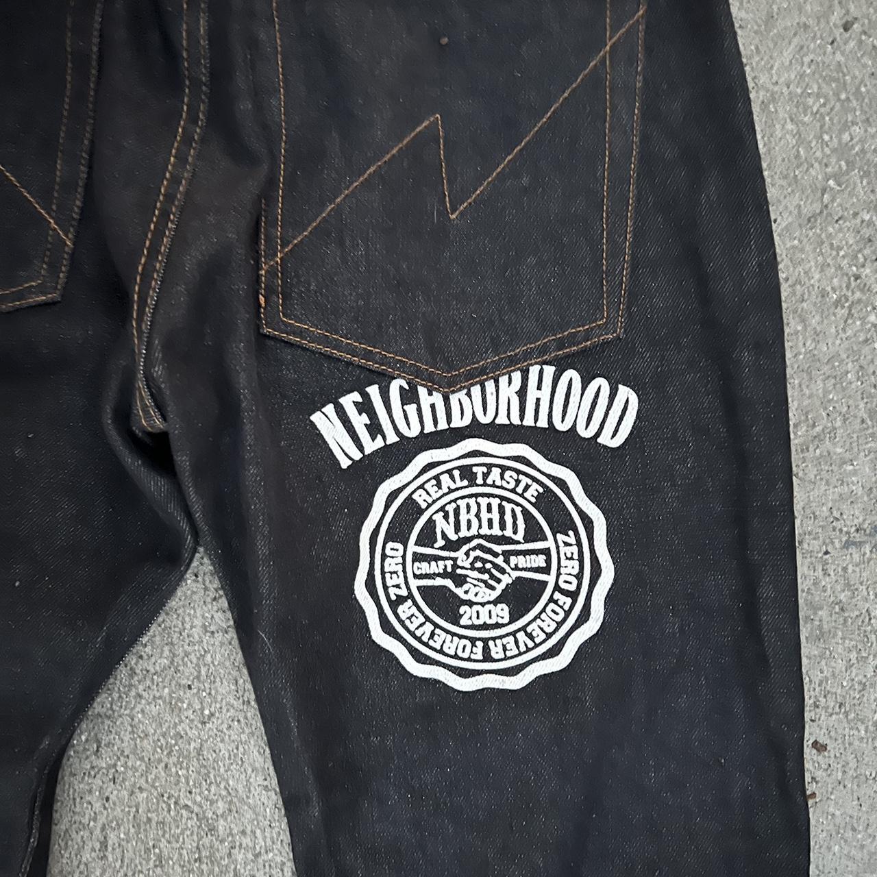 Neighborhood raw jeans fits about a 30-31 waist dm... - Depop