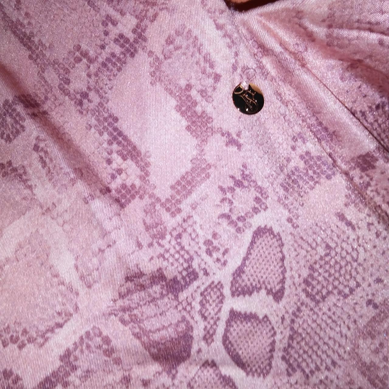 Victoria Secret One Piece Swim Large Pink Snakeskin... - Depop