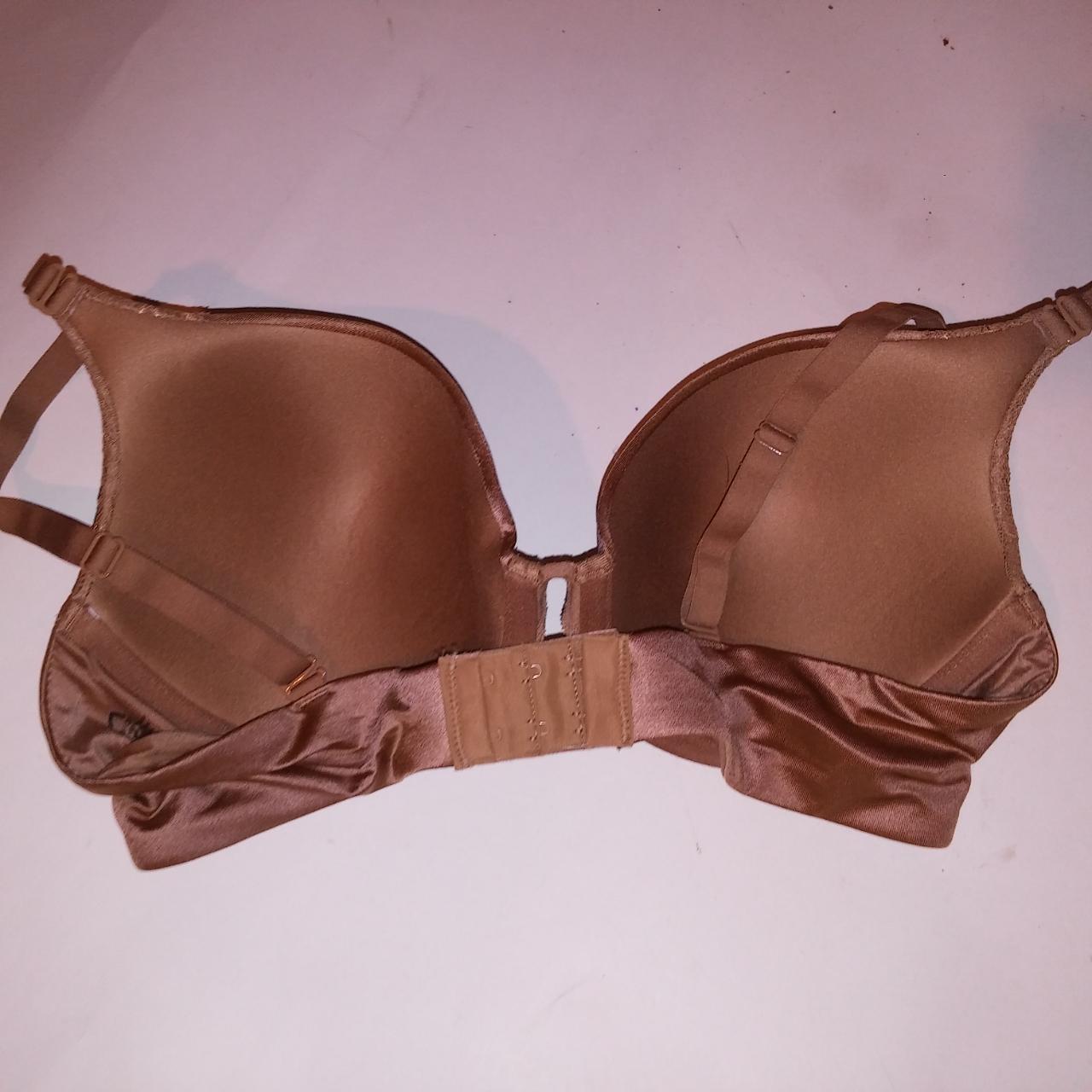 Maidenform Bra 38C Comfort Devotion Brown Lace... - Depop