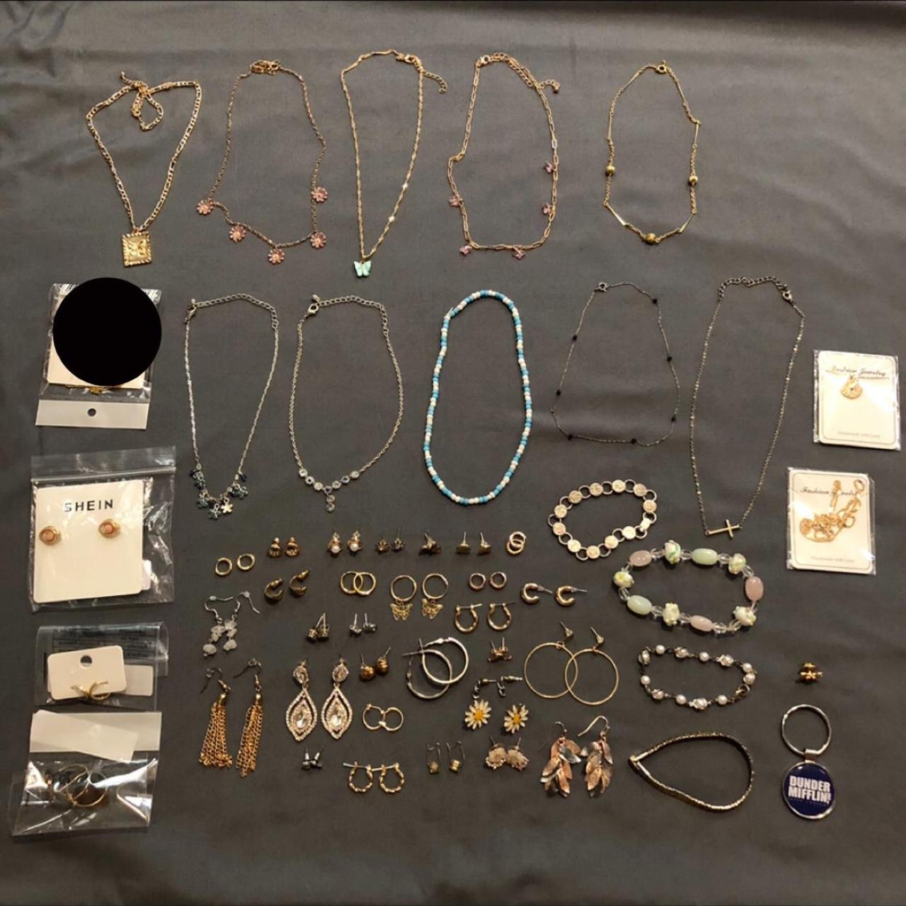 Huge jewelry bundle ★ Includes necklaces (12),... - Depop